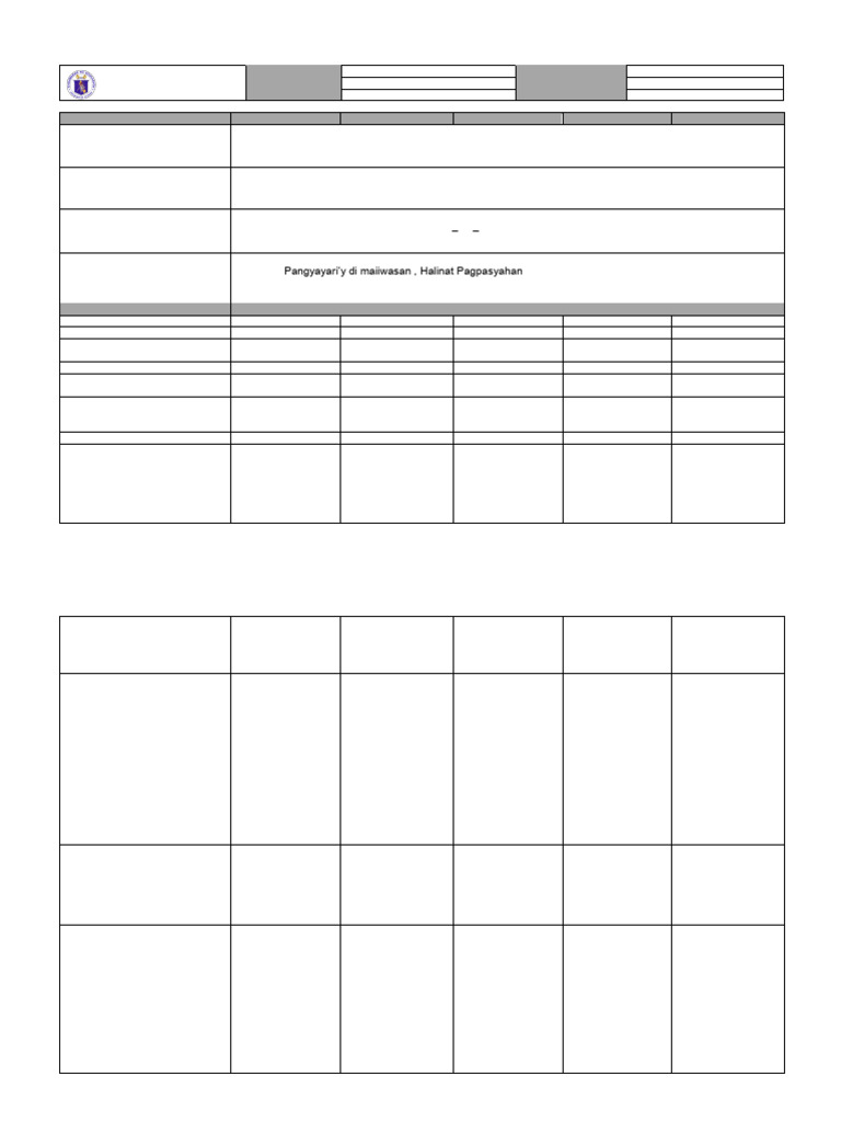 Esp6 1st. Qtr. DLL Aralin 2 ZVR | PDF