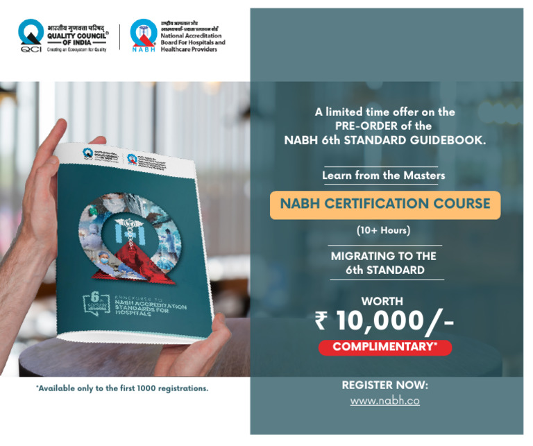 NABH 6th Edition Guidebook Pre-Order | PDF