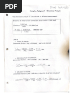 Dimensional Analysis Practice Answer Key | PDF