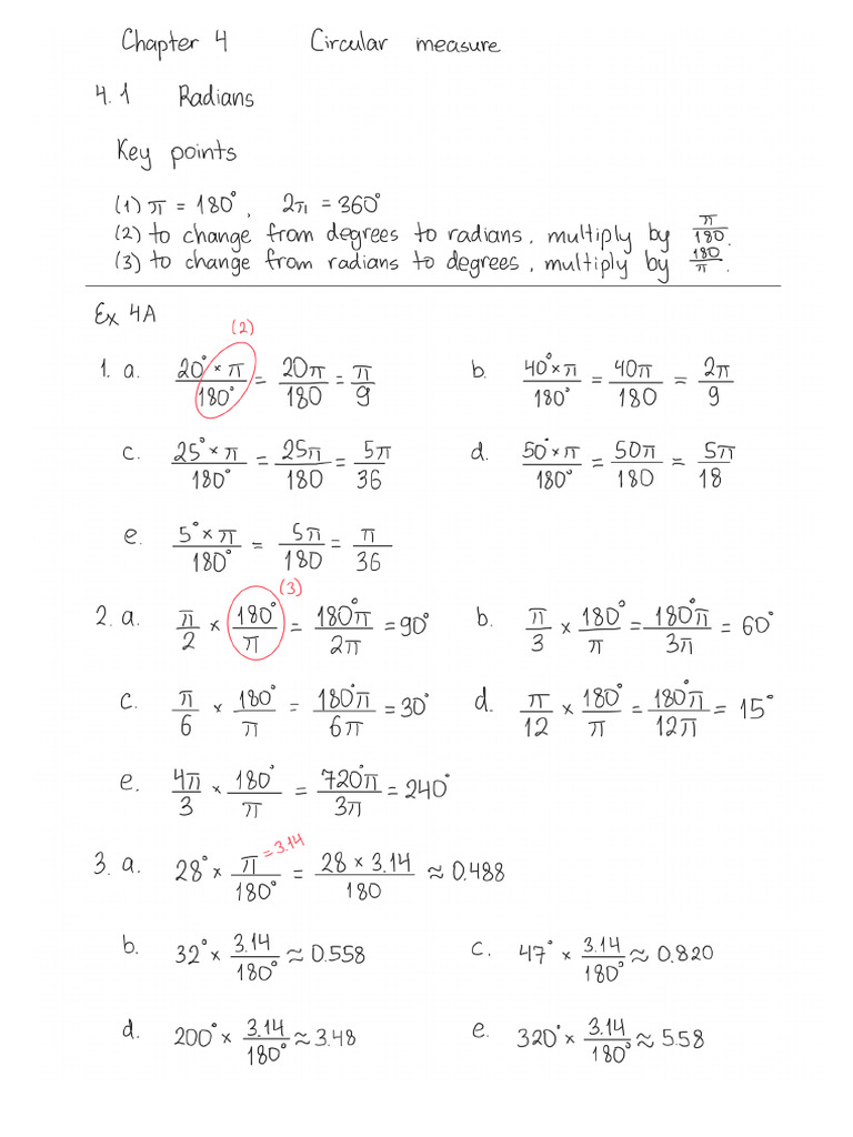Pure Math Chapter 4 | PDF