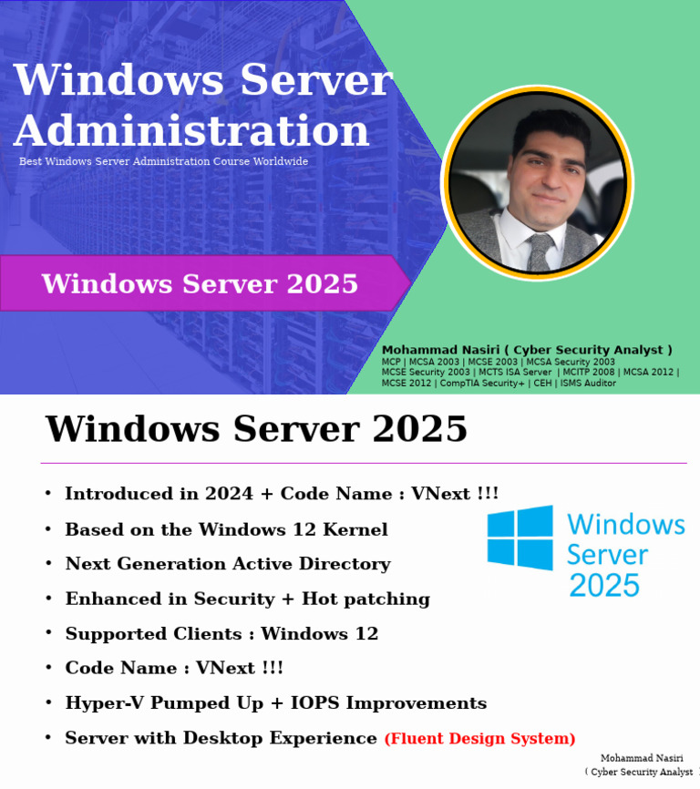 0009 Introduction - Windows Server History - Windows Server 2025 | PDF 0009 Introduction - Windows Server History - Windows Server 2025 | PDF