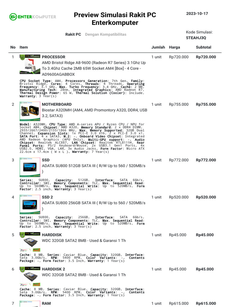 25 - Muhammad Resya Khadafi - X OA - Rakit Komputer | PDF | Office ...