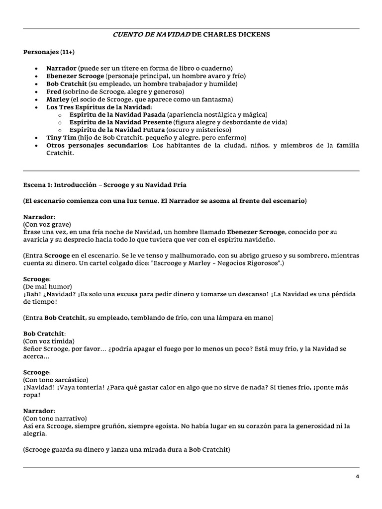 Cuento de Navidad Alumnos Títere | PDF