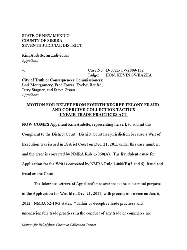 Sanction on Writ | Judgment (Law) | Collection Agency