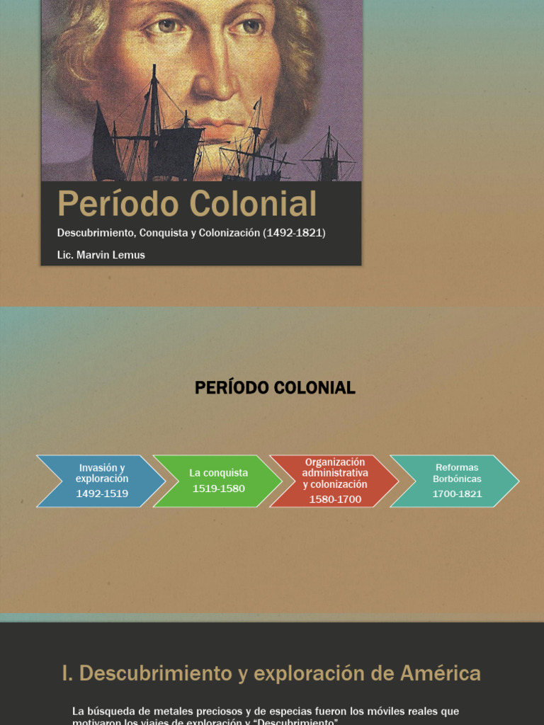 Historia del Período Colonial en América | PDF | Hernán Cortés | Honduras