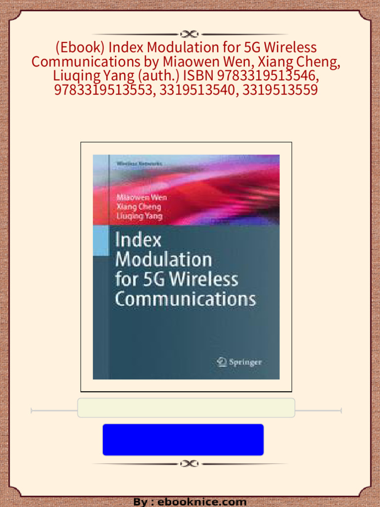 Download Complete Ebook Index Modulation For 5g Wireless