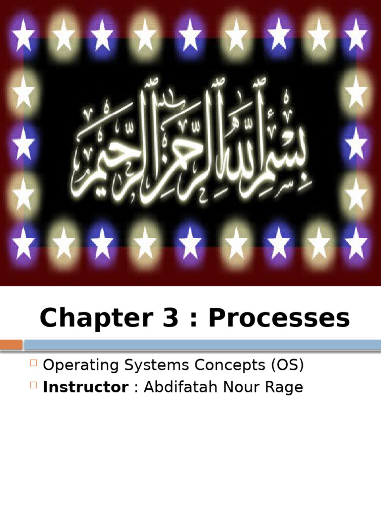 Ch#3 Processes Management | PDF | Process (Computing) | Scheduling (Computing)