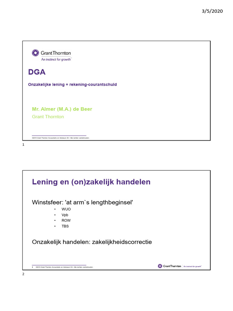 Maart 2020 - A. de Beer | PDF