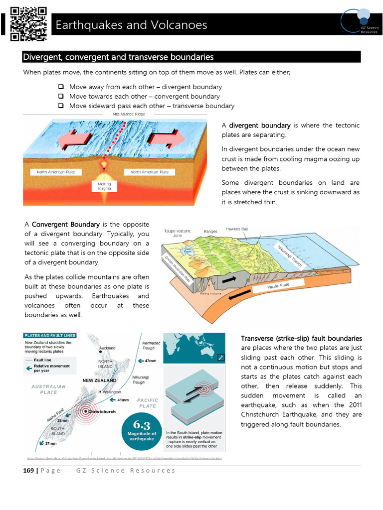 Earthquakes and Volcanoes Year 10 GZ | PDF | Volcano | Earthquakes