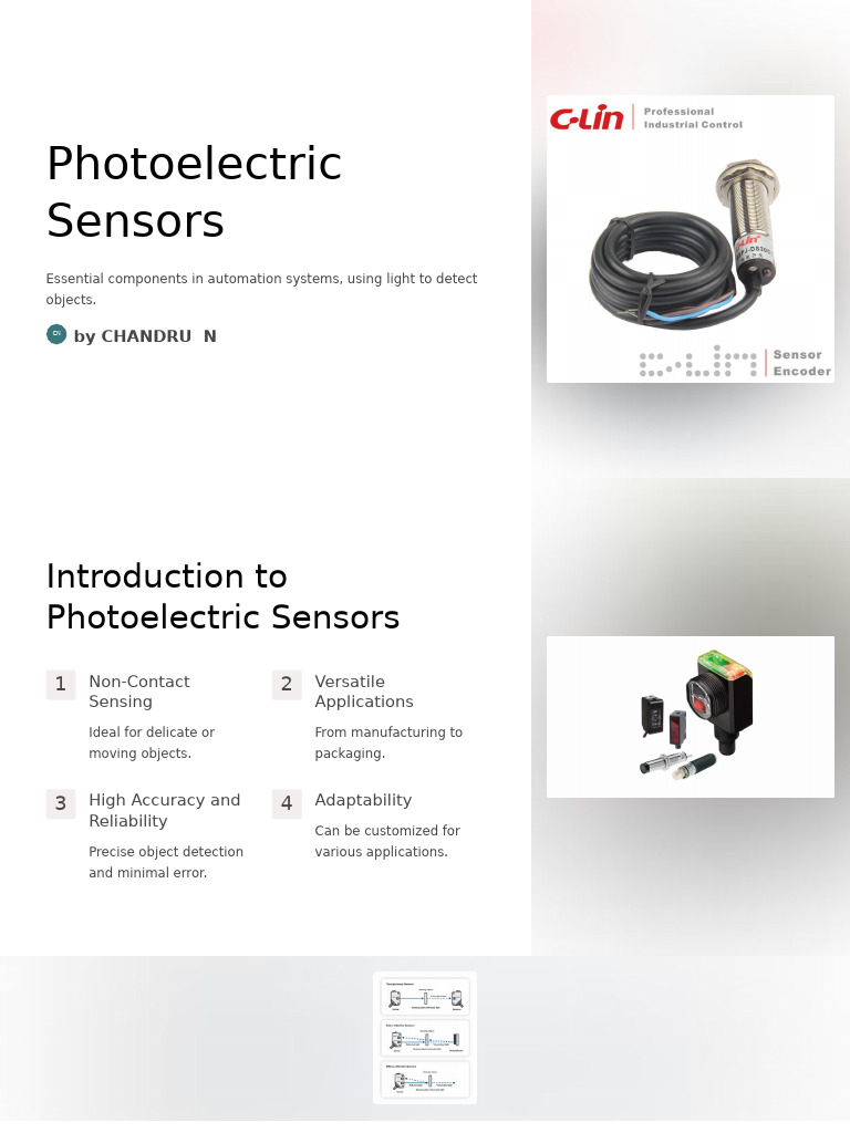 Photoelectric Sensors | PDF | Sensor | Programmable Logic Controller
