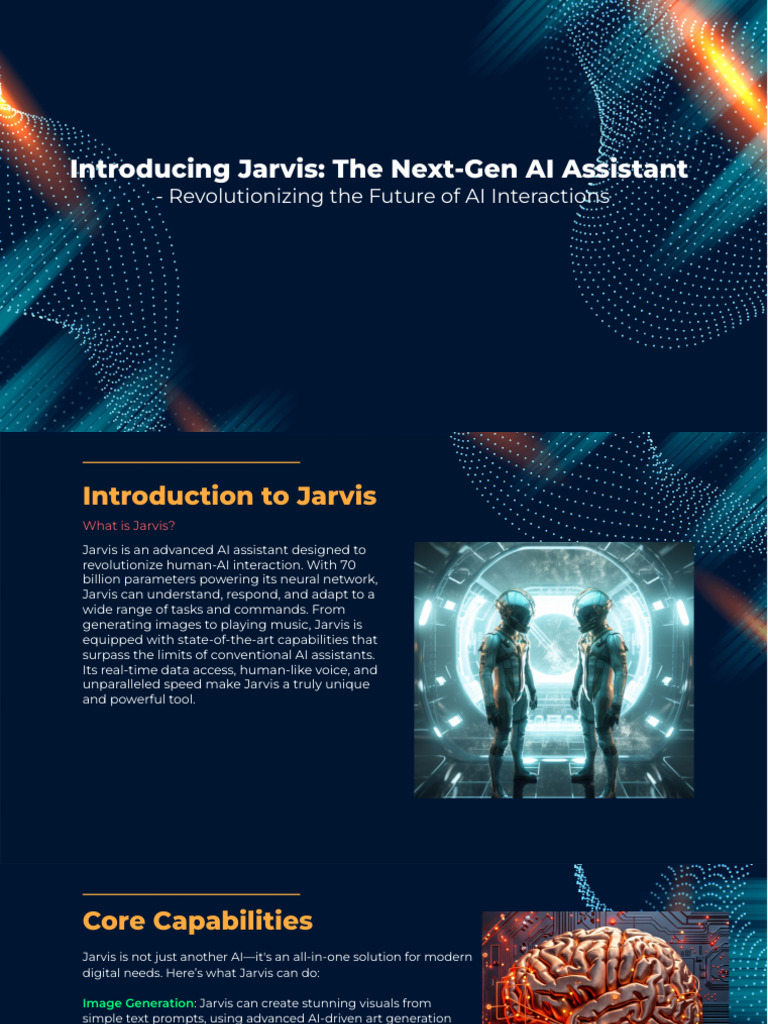 Jarvis Presentation | PDF | Artificial Intelligence | Intelligence (AI ...