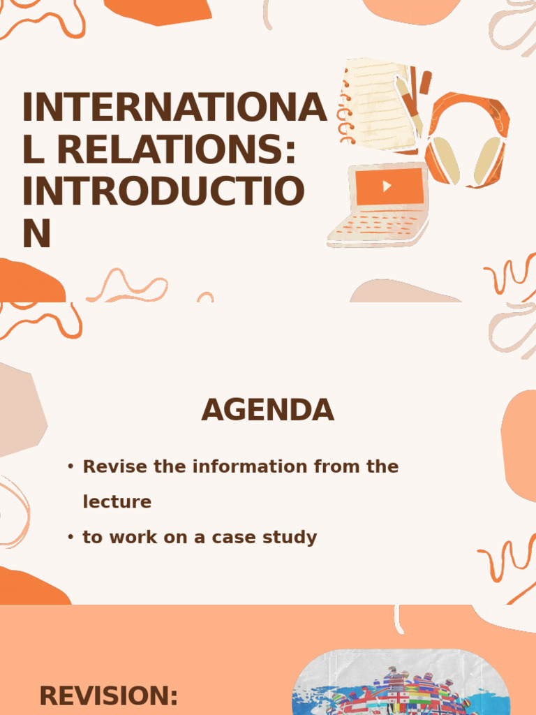Internationa L Relations: Introductio N | PDF