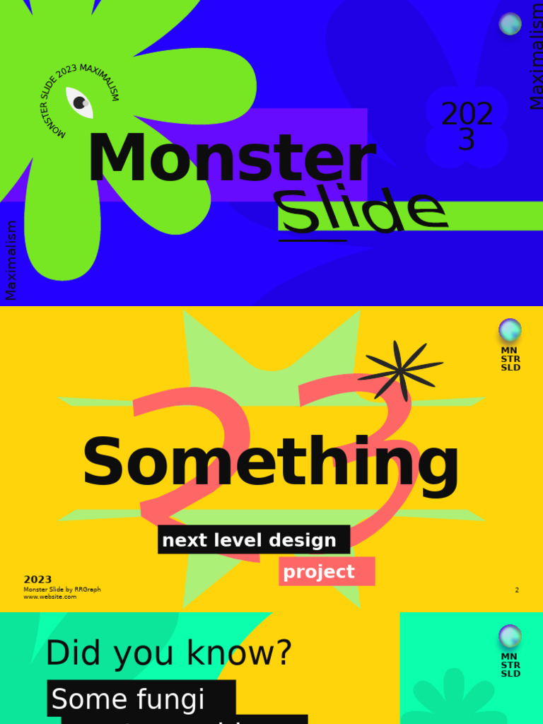 Monster Slide V5 - Maximalism | PDF