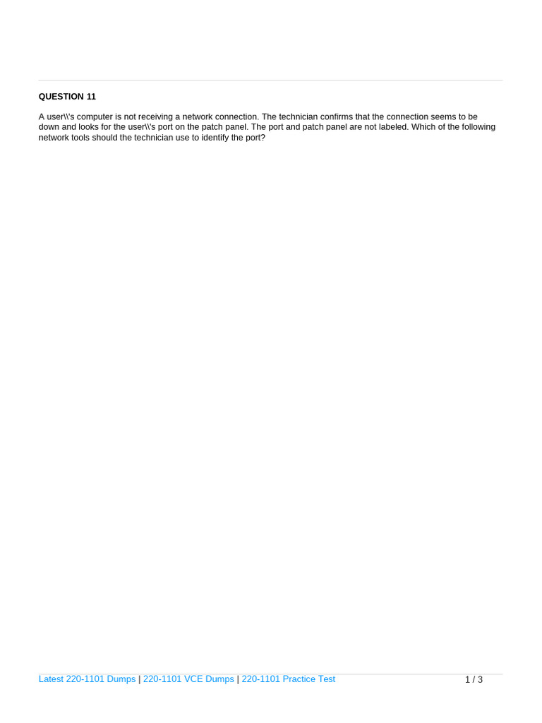 New 220-1101 Exam Questions Answers - PDF Roomvv | PDF | Electronics | Computer Architecture