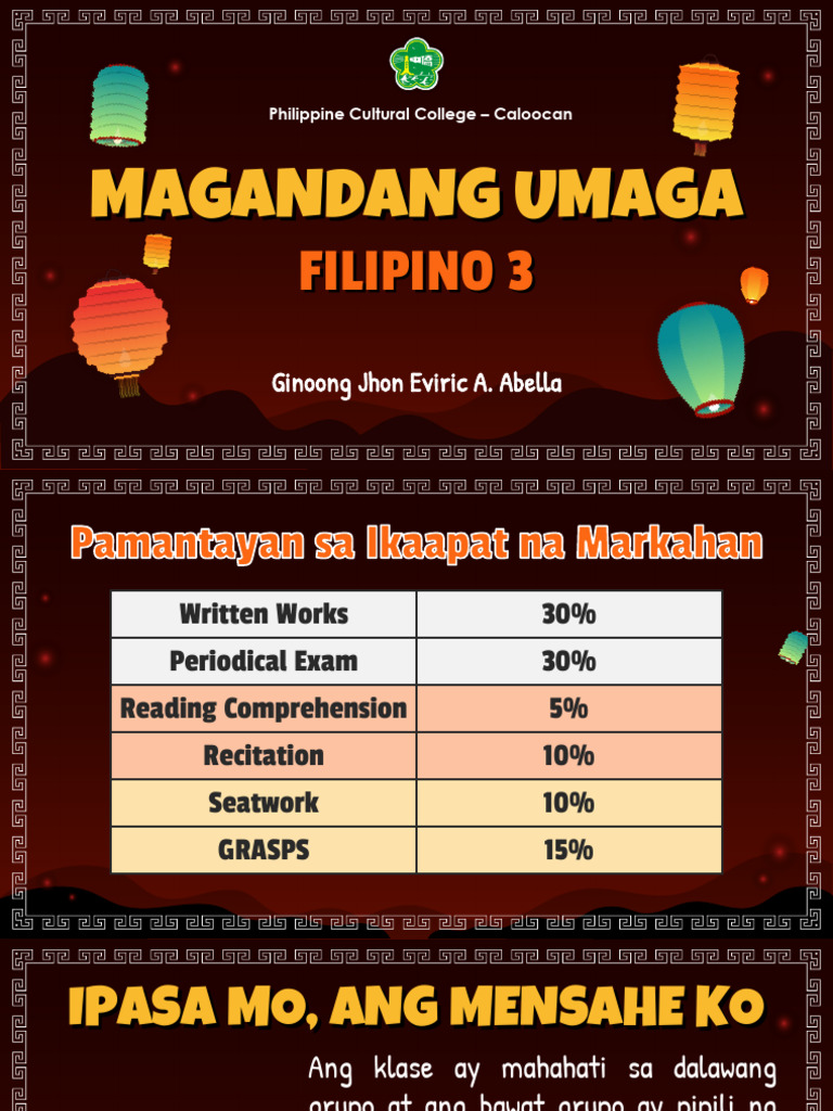 Fil3 PPT 4TH W1 | PDF
