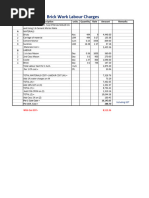 Brick Work Quotation | PDF | Brick | Mortar (Masonry)