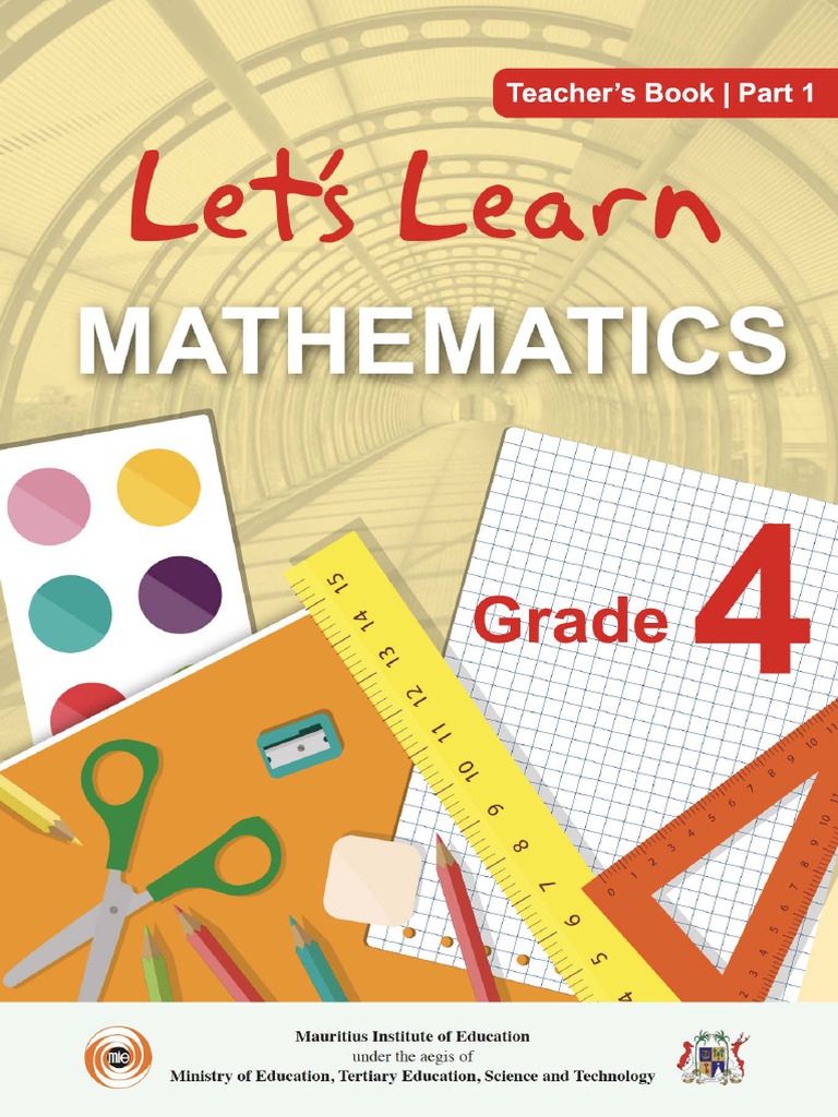 Grade 4 Maths Teacher's Manual Part 1 | PDF | Curriculum | Arithmetic