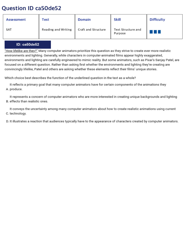 Craft & Structure Hard - Text Structure and Purpose | PDF | Hypothesis ...