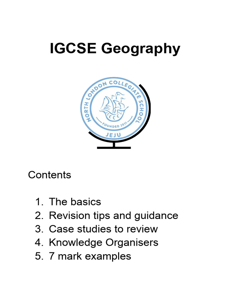 IGCSE Geography Revision Guide 2025 | PDF | Human Migration | Migrant ...