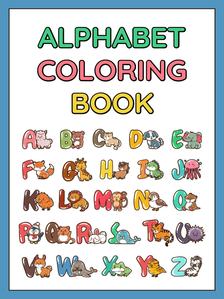 Alphabet Animal Coloring Book | PDF