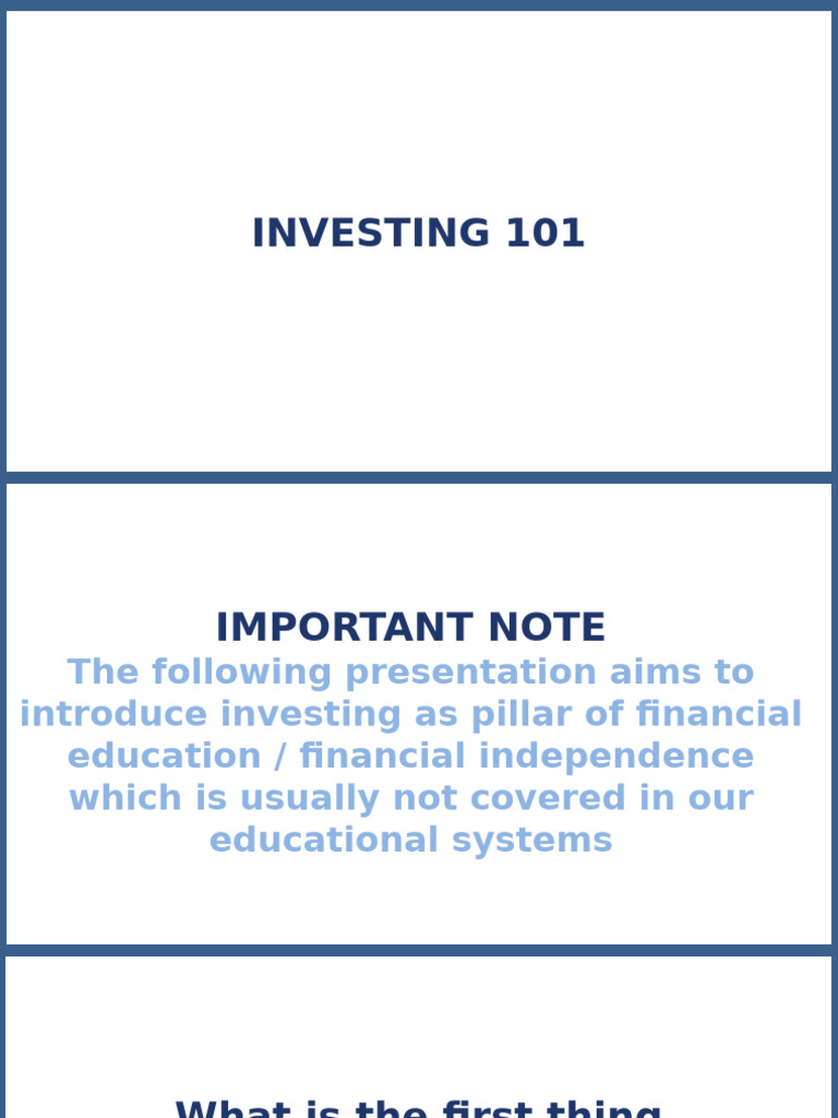 Investing | PDF | Investing | Investment Fund