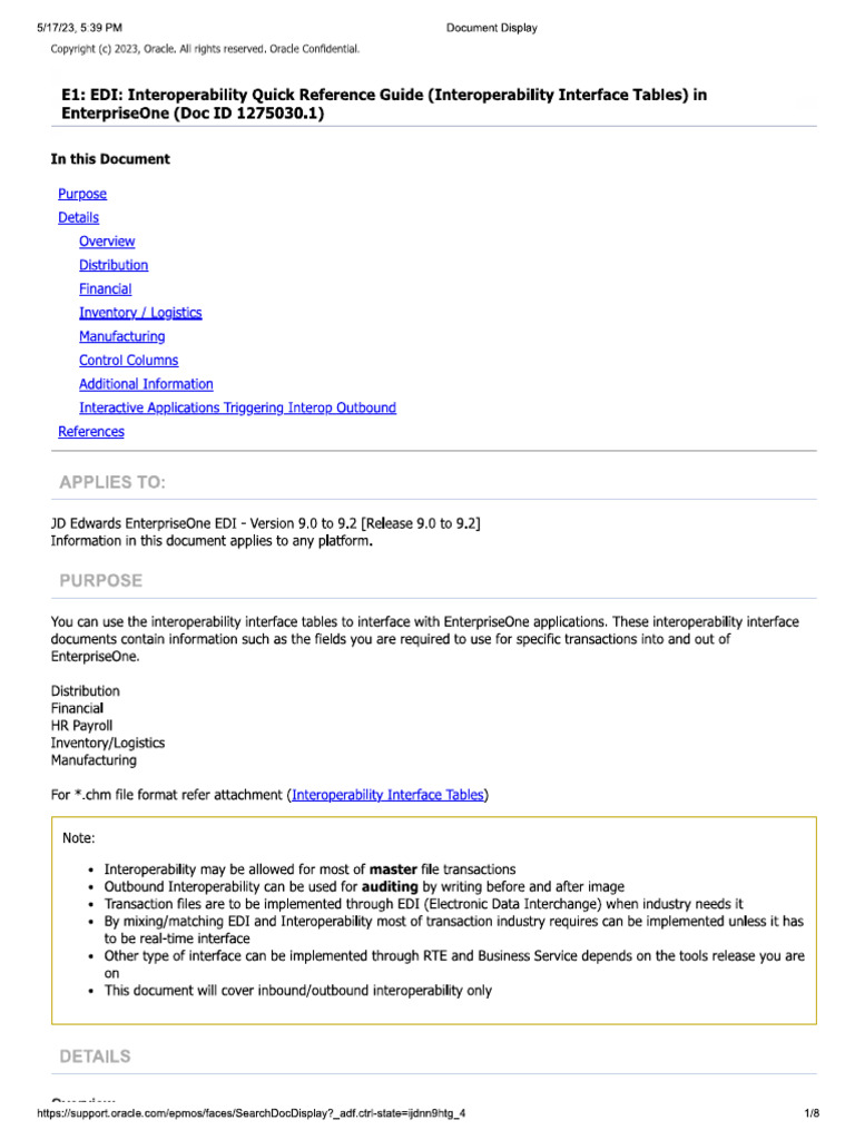 EDI Interoperability Quick Ref Guide | PDF