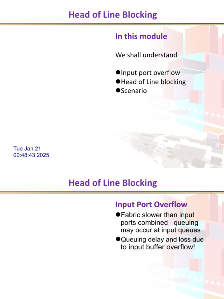 Lecture 147 (Head of Line Blocking) | PDF