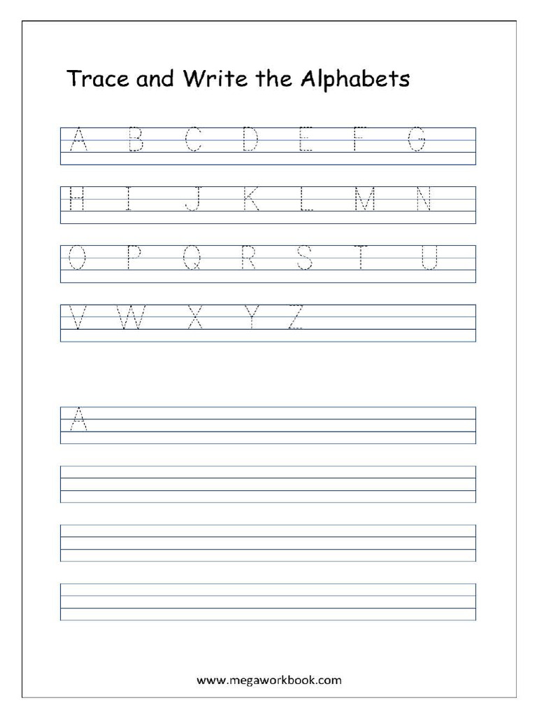 Trace_And_Write_Alphabet1_A_to_Z | PDF