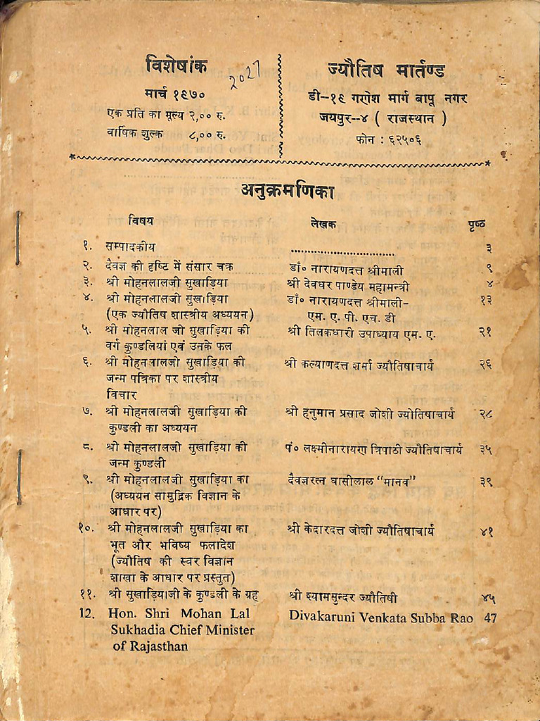 Jyotish Martand | PDF