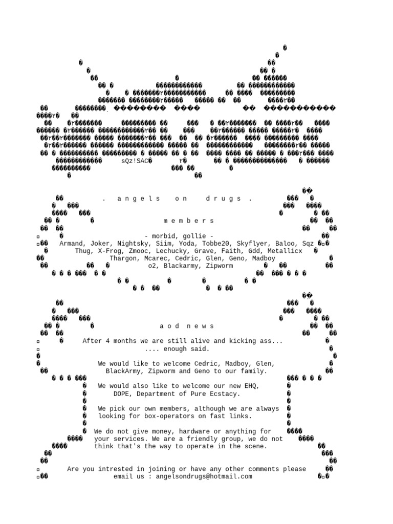 AOD Angels.on.Drugs.1999.01.18 | PDF