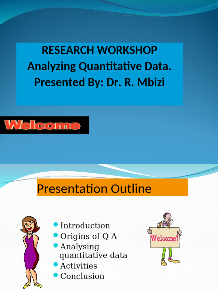 Analysingn Quantitative Data Mbizi | PDF | Statistics | Regression Analysis