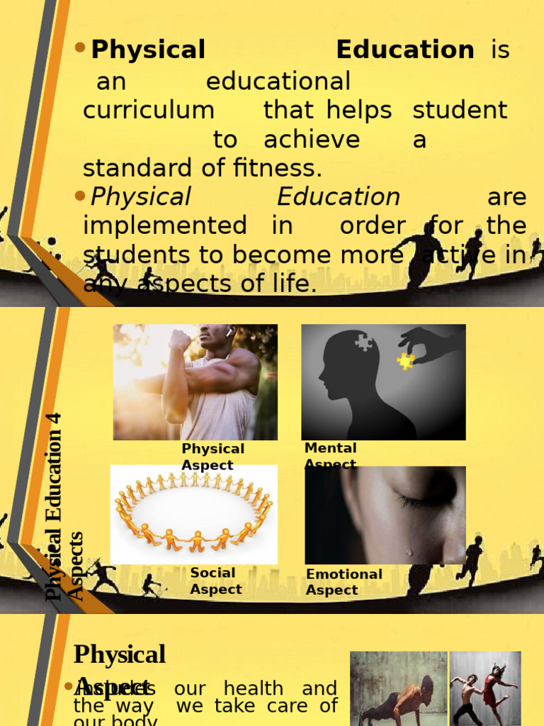 Lesson 4 Aspects of Physical Education | PDF