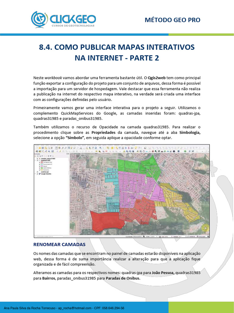 8.4. Como Publicar Mapas Interativos Na Internet - Parte 2 | PDF | Rede mundial de computadores ...