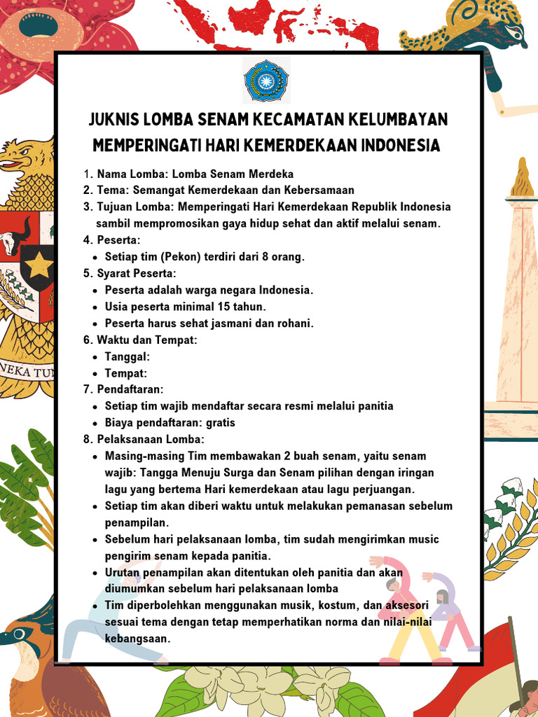 Juknis Lomba Senam | PDF