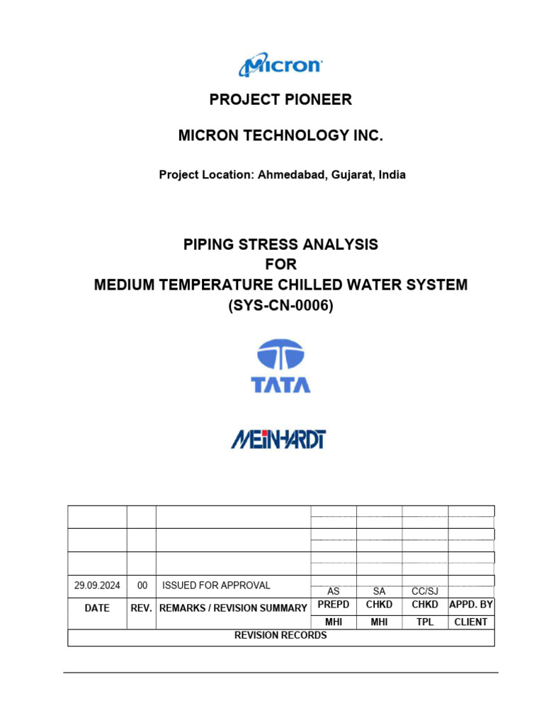 A MC Msi 1 TP CP PM SP 003 Rev0 | PDF | Pipe (Fluid Conveyance ...