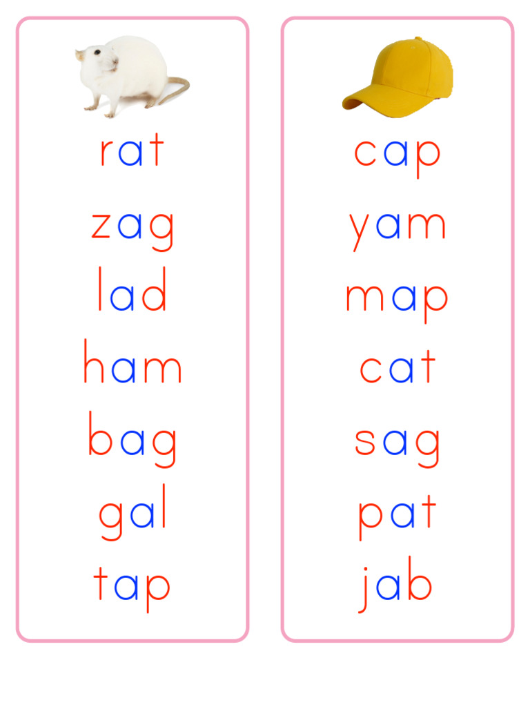 Short Words List for Learning | PDF