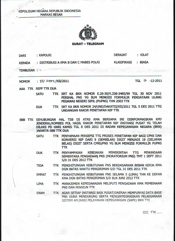 Formulir Nip Baru Pns | PDF