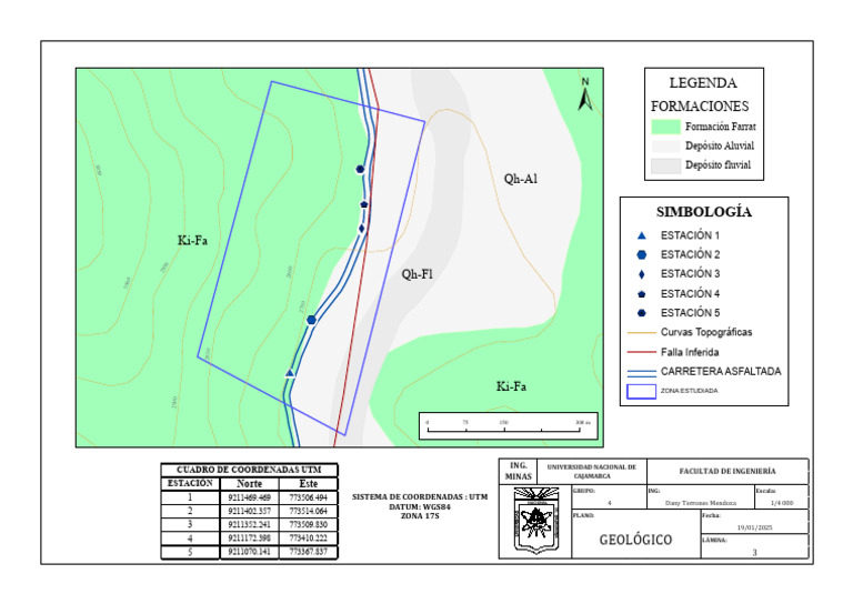 Plano Geologico 21-01-25 | PDF | Geodesia | Tecnología geográfica