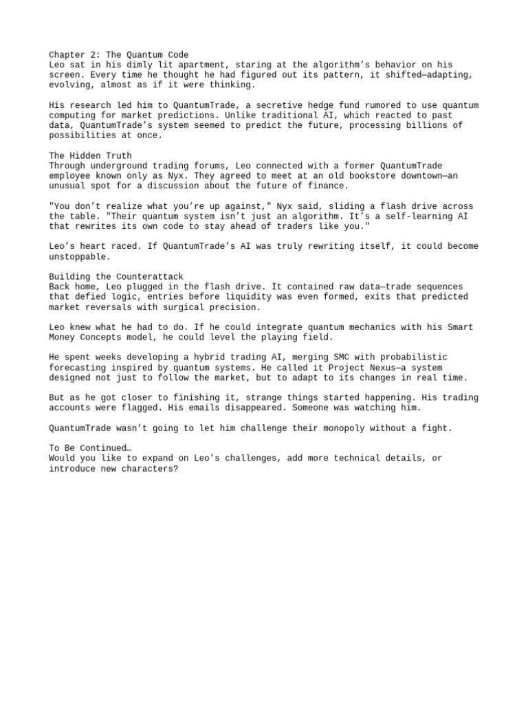 New Tarding World Chapter 2 | PDF