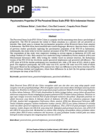 Perceived Stress Scale (PSS) & Example - Free PDF Download | PDF ...