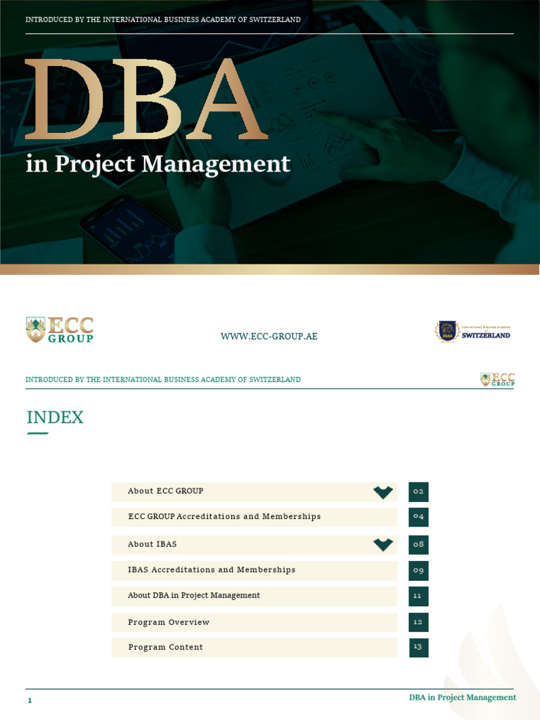 DBA in Project Management Overview | PDF | Methodology | Data