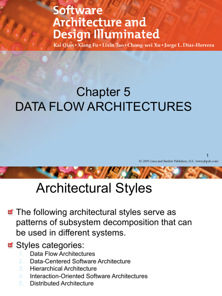 6-Data Flow Architecture Style | PDF | System | Computing
