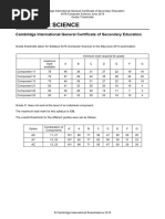 IGCSE Computer Science Grade Thresholds 2024 | PDF