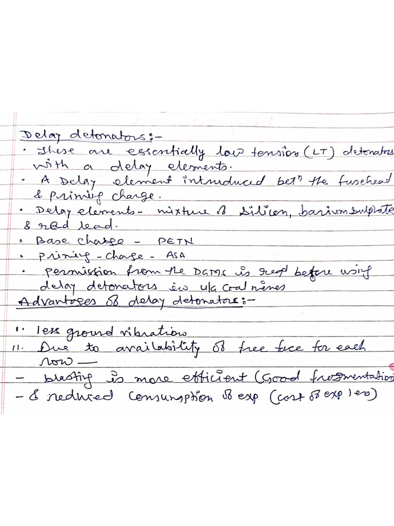 Delay Detonators | PDF