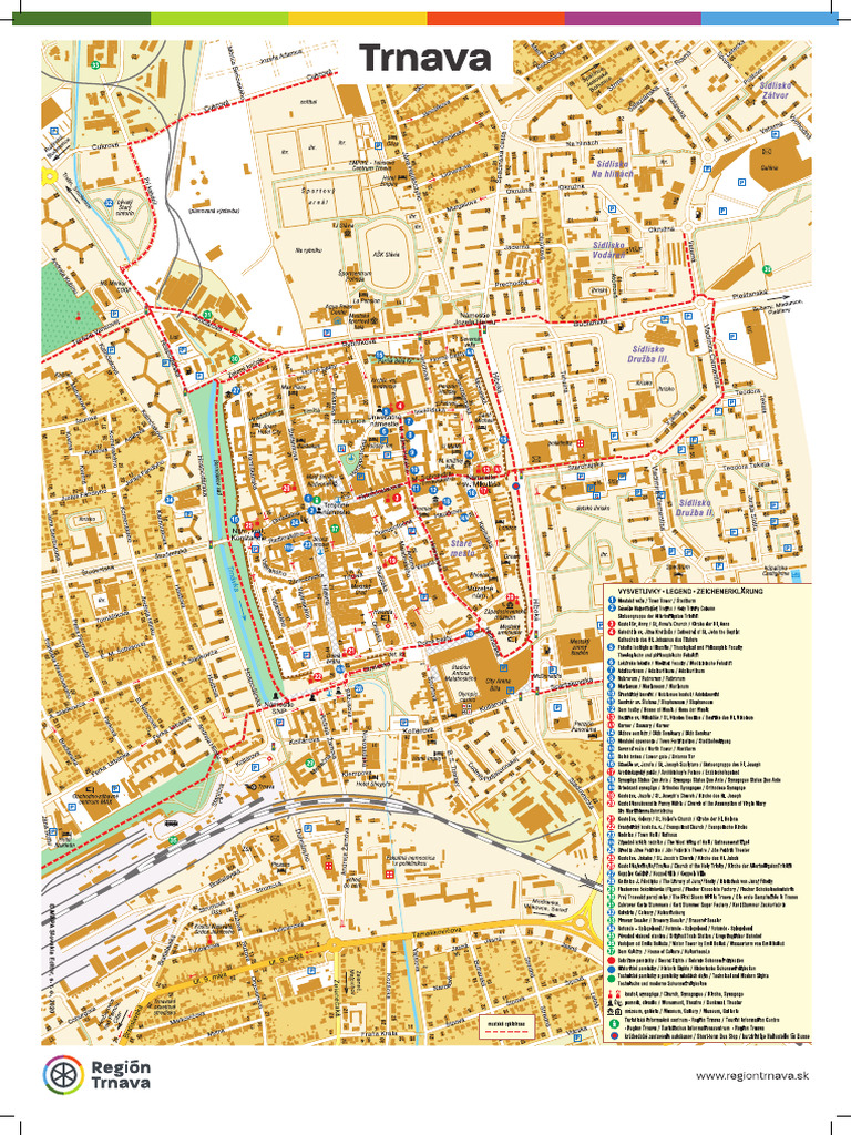 En Map of Trnava | PDF