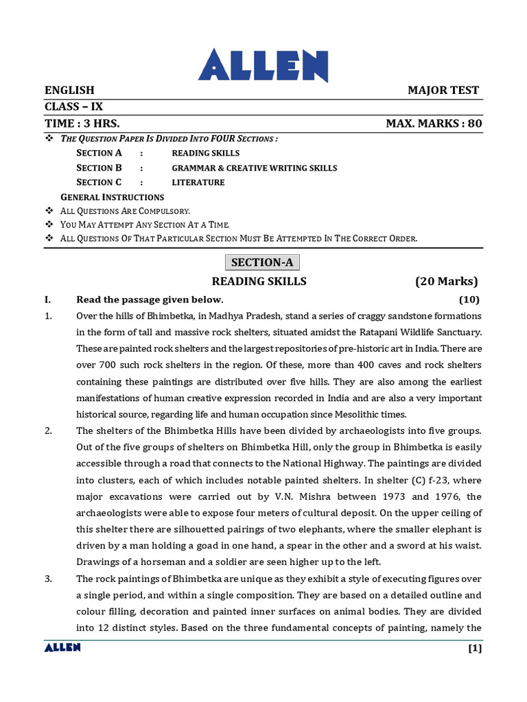 9th Major English Course-B Paper Zfswda | PDF | Paintings | You Tube