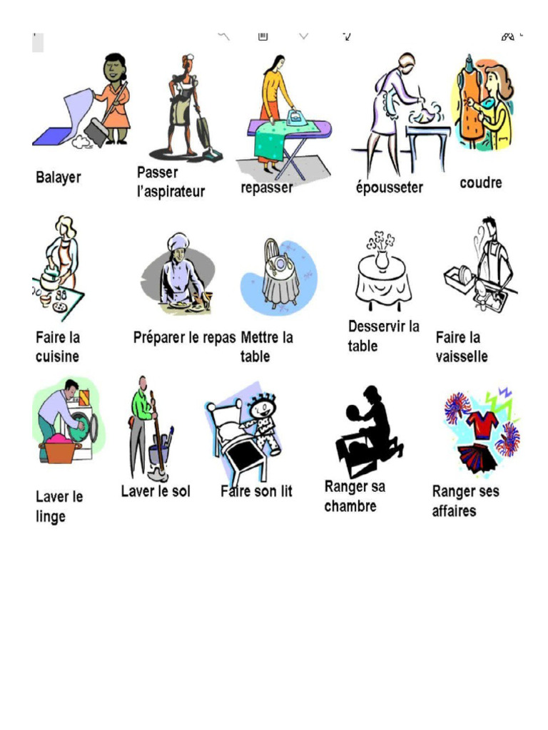 Les Taches Menageres | PDF