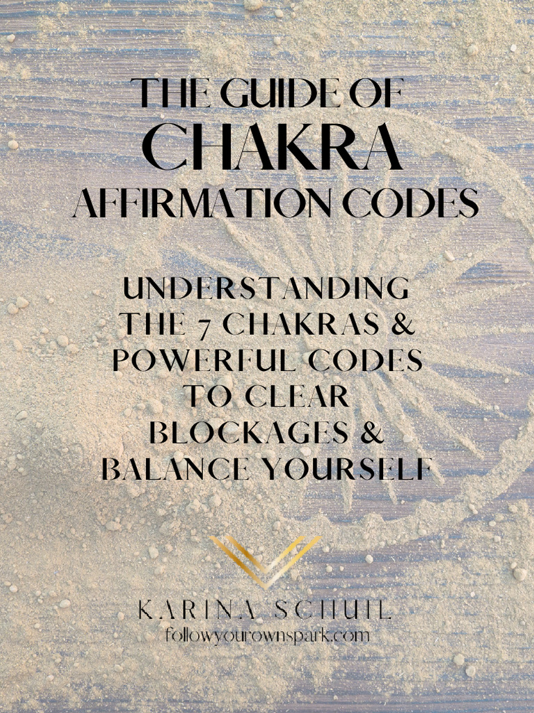 Guide of Chakra Affirmation Codes | PDF | Chakra | Tantra