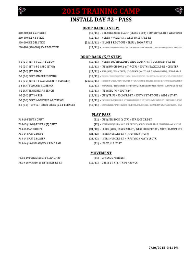 DAY 2 PASS INSTALL LIST | PDF