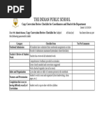 Copy Checking Format For All | PDF | Teaching Methods & Materials